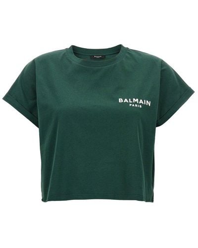 Green Balmain Clothing for Women | Lyst