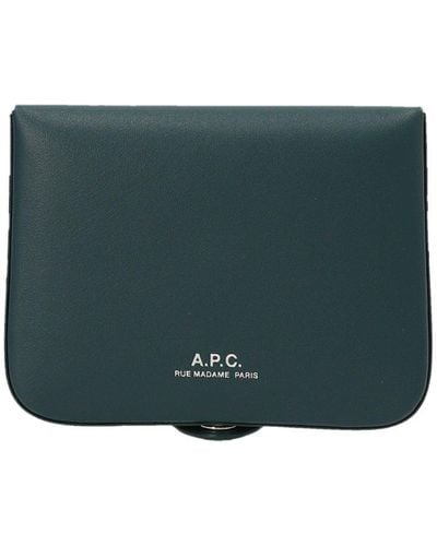 Green A.P.C. Wallets and cardholders for Men | Lyst