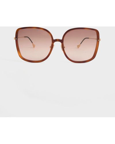 Natural Charles And Keith Sunglasses For Women Lyst