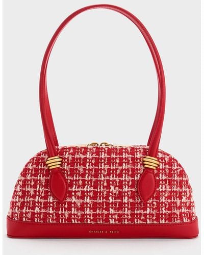 Red Charles & Keith Shoulder bags for Women | Lyst