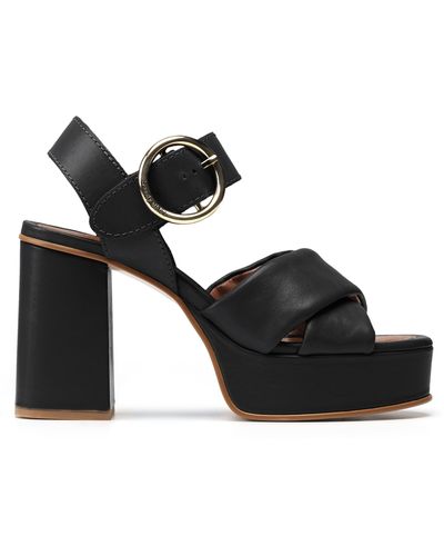 Black See By Chloé Heels for Women | Lyst
