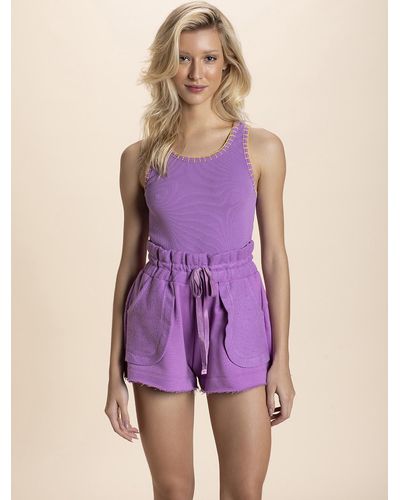 Purple Cia.Marítima Shorts for Women | Lyst