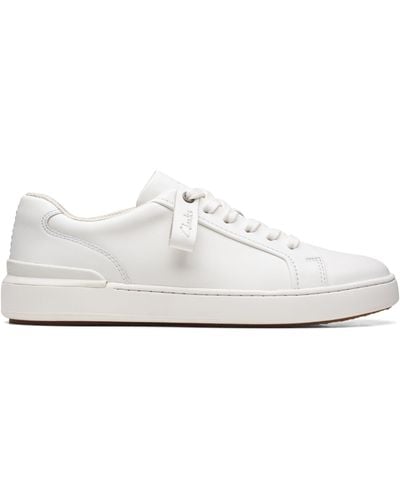 White Clarks Shoes For Men Lyst