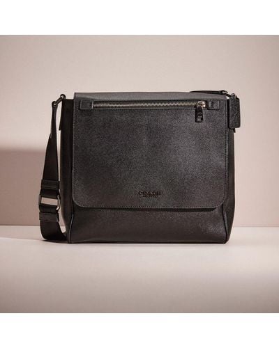 Black COACH Messenger bags for Men | Lyst