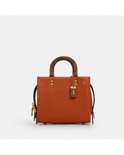 Brown COACH Satchel bags and purses for Women | Lyst