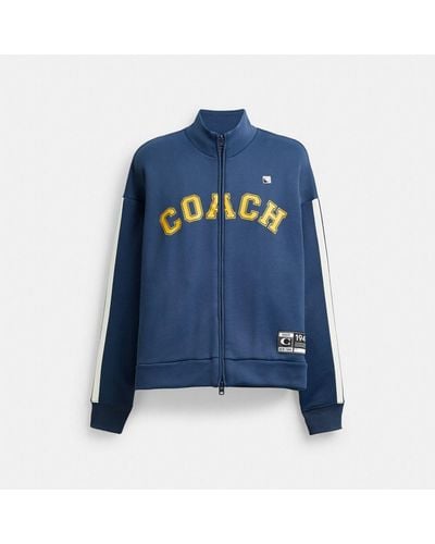 Blue COACH Jackets for Men | Lyst