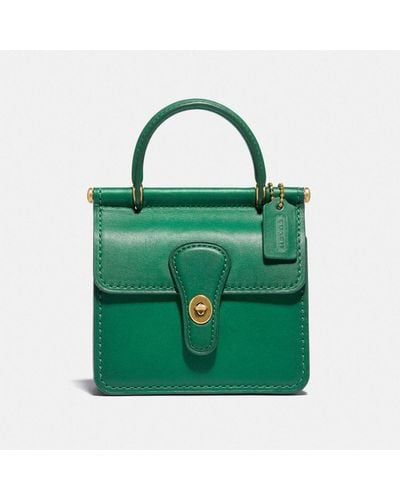 Green COACH Top-handle bags for Women | Lyst