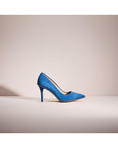Blue COACH Heels for Women | Lyst