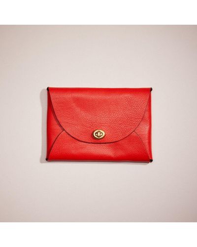 Red COACH Clutches and evening bags for Women | Lyst