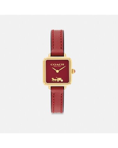 Red COACH Watches for Women | Lyst