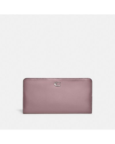 Purple COACH Wallets and cardholders for Women | Lyst