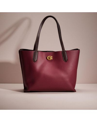 Red COACH Tote bags for Women | Lyst