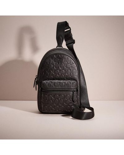 Black COACH Backpacks for Men | Lyst