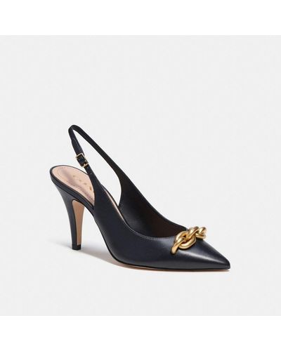 Blue COACH Heels for Women | Lyst