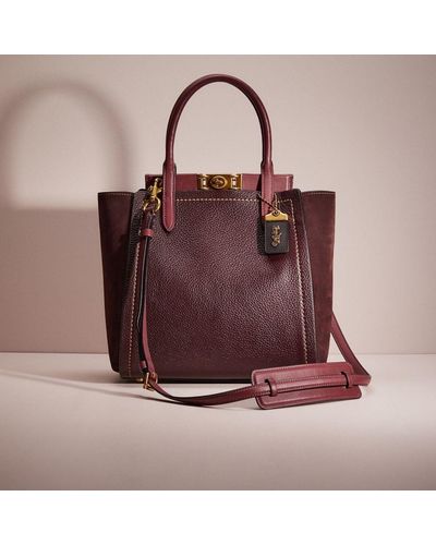 Purple COACH Tote bags for Women | Lyst