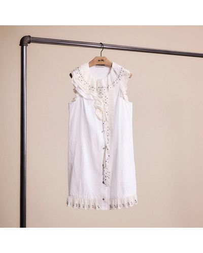 Natural COACH Dresses for Women | Lyst