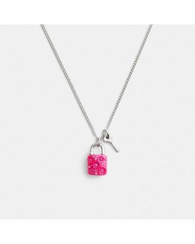 Pink COACH Jewelry for Women | Lyst