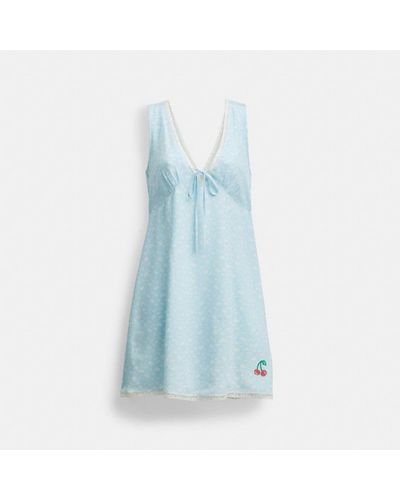 Blue COACH Dresses for Women | Lyst