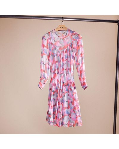 Pink COACH Dresses for Women | Lyst