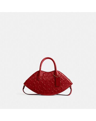 Red COACH Top-handle bags for Women | Lyst