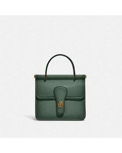 Green COACH Top-handle bags for Women | Lyst
