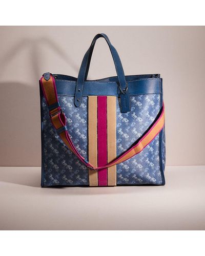 Blue COACH Tote bags for Women | Lyst