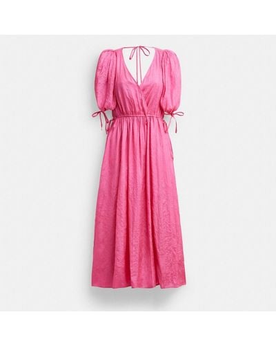 Pink COACH Dresses for Women | Lyst
