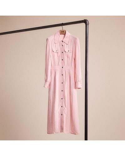 Pink COACH Dresses for Women | Lyst
