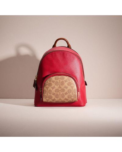 Red COACH Backpacks for Women | Lyst