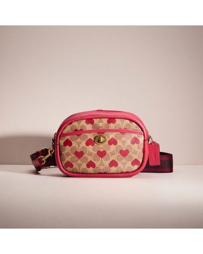 Red COACH Shoulder bags for Women | Lyst