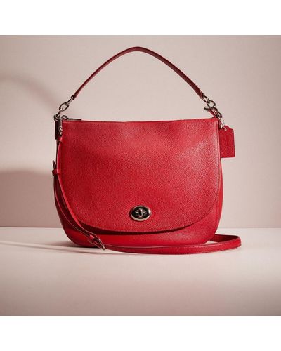 Red COACH Hobo bags and purses for Women | Lyst