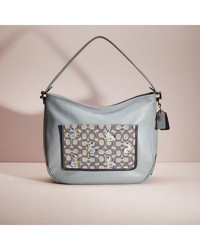 Gray COACH Hobo bags and purses for Women | Lyst