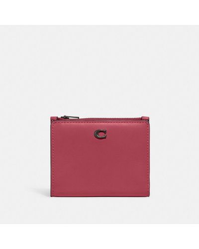 Red COACH Wallets and cardholders for Women | Lyst