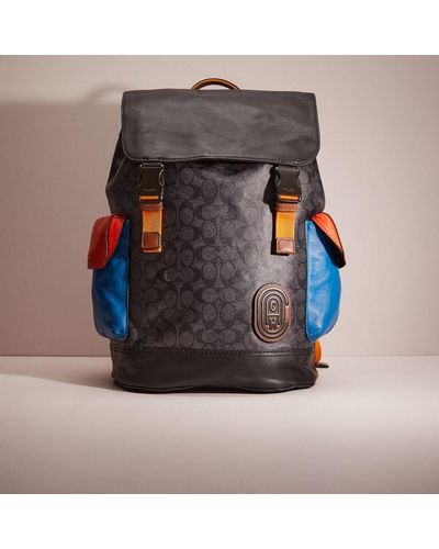 Blue COACH Backpacks for Men | Lyst
