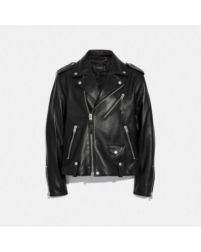 Men's COACH Leather jackets from $898 | Lyst