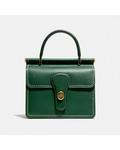 Green COACH Top-handle bags for Women | Lyst