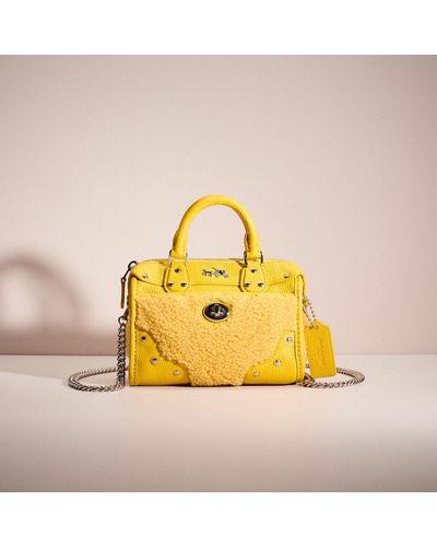 Yellow COACH Bags for Women | Lyst