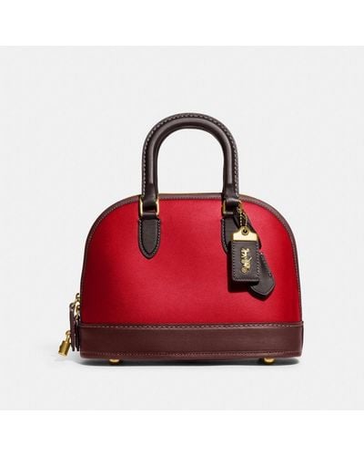 Red COACH Top-handle bags for Women | Lyst