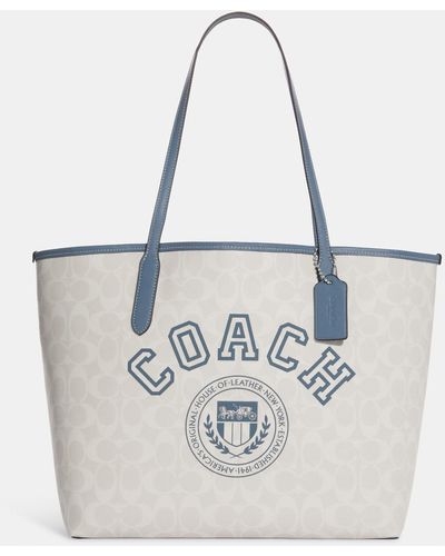 White Coach Outlet Tote bags for Women | Lyst