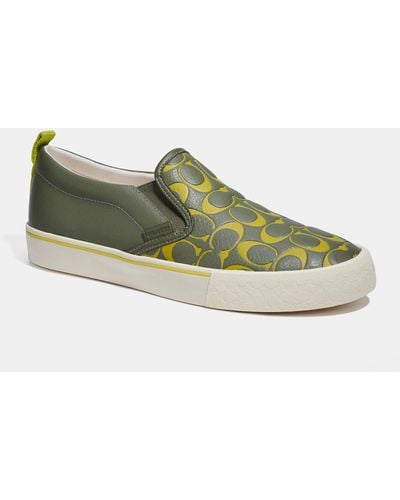 Green COACH Shoes for Men | Lyst