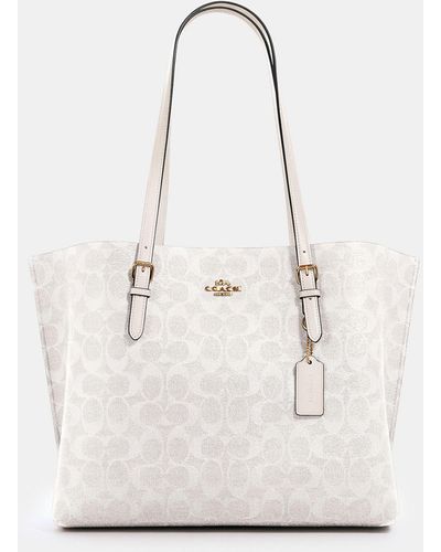 White Coach Outlet Tote bags for Women | Lyst