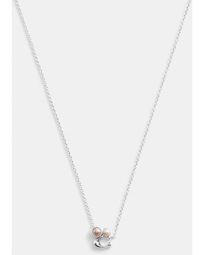 Metallic Coach Outlet Necklaces for Women | Lyst