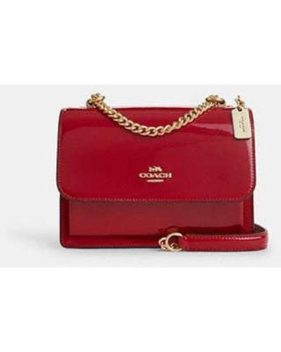 Red COACH Shoulder bags for Women | Lyst