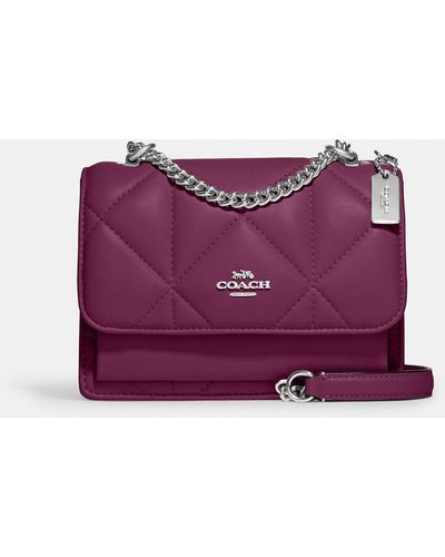 Purple Coach Outlet Shoulder bags for Women | Lyst