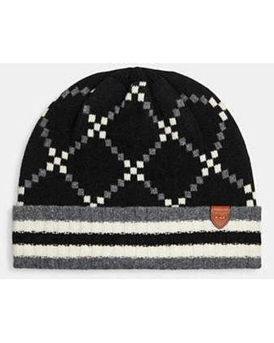 Black COACH Hats for Men | Lyst