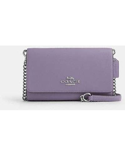 Purple COACH Shoulder bags for Women | Lyst