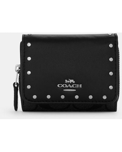 Black Coach Outlet Wallets and cardholders for Women | Lyst