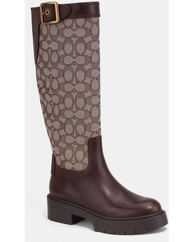 Brown Coach Outlet Boots for Women | Lyst