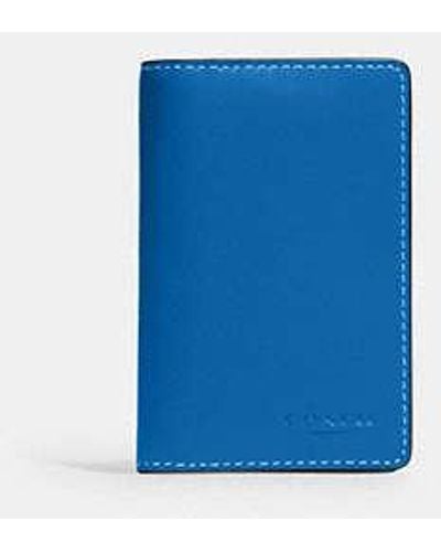 Blue COACH Wallets and cardholders for Men | Lyst