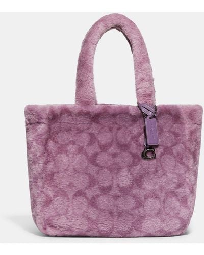 Purple Coach Outlet Tote bags for Women | Lyst